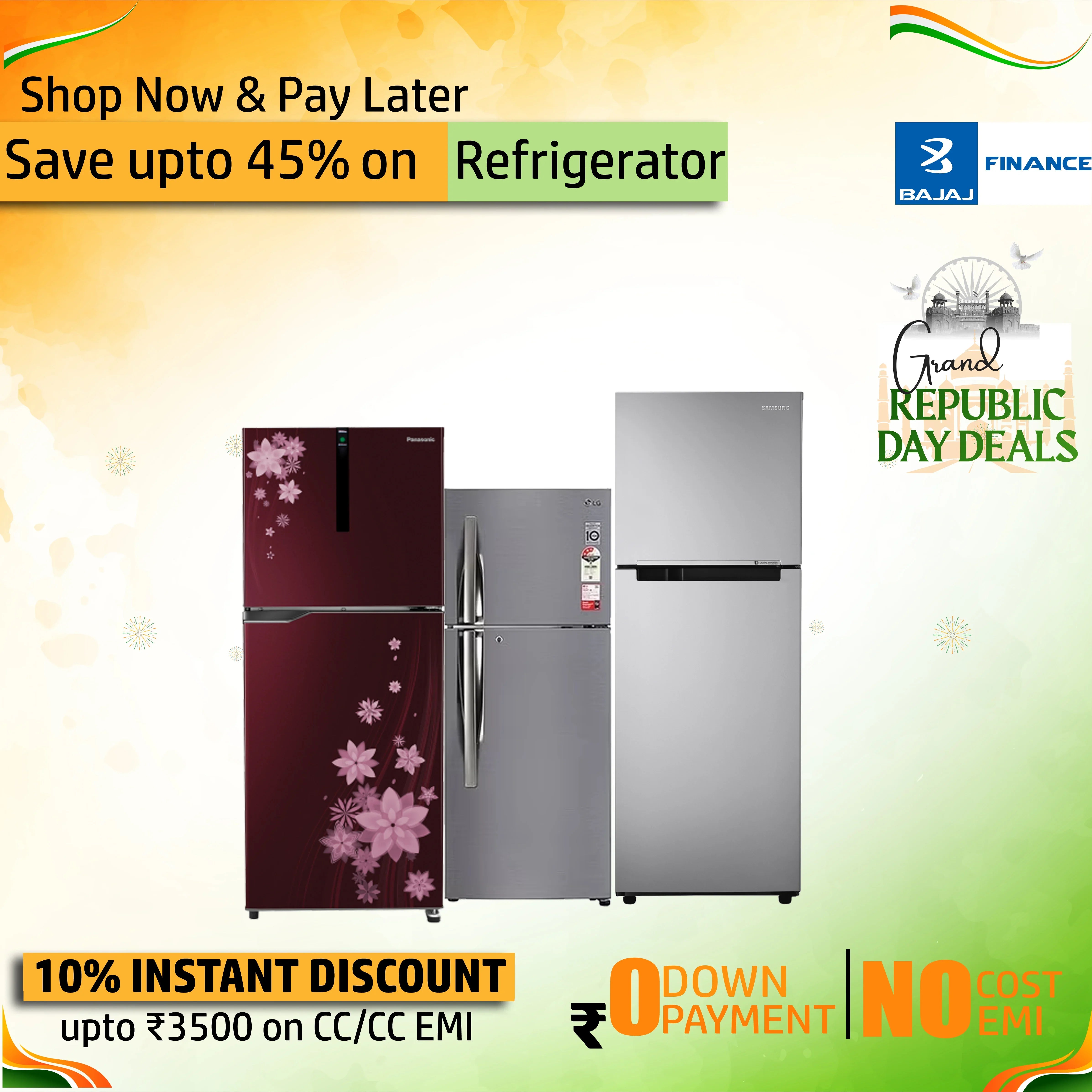 Shop energy-efficient refrigerators with flexible EMI options. Upgrade ...