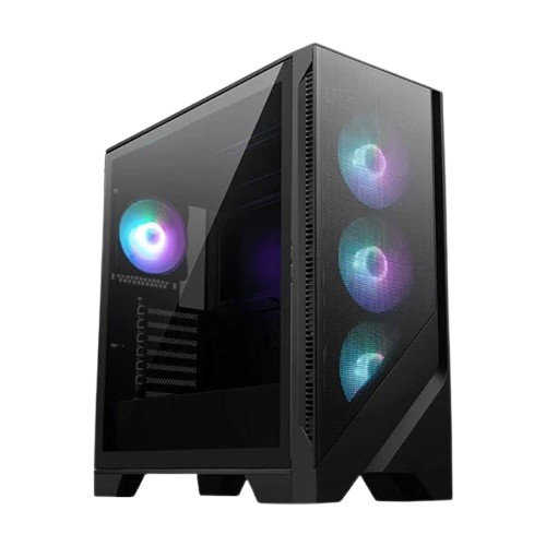 Shop MSI MAG Forge 320R Airflow (ATX) Mid Tower Cabinet (Black ...